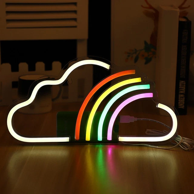 CLOUD NEON SIGN LED Neon Light USB Powered Neon Sign for Bedroom Kids ...