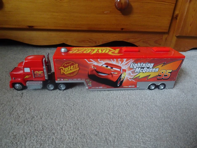 DISNEY PIXAR CARS - Mack Truck with Car Storage - Rare £36.00 - PicClick UK