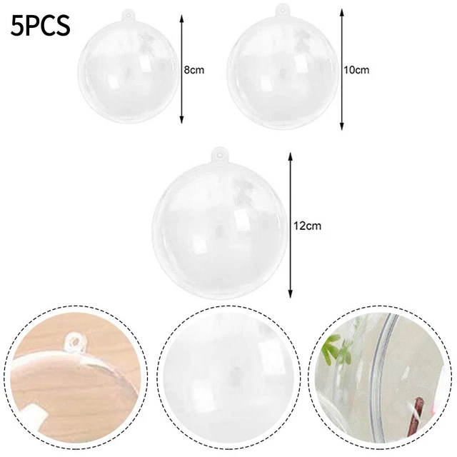 BOULES DE NO?L Boules ?? Remplir Boules Suspendu D??cor Navidad Plastique EUR 11,70 - PicClick FR