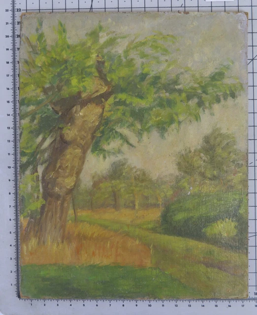 VIEUX TABLEAU PAYSAGE Campagne Emilia Romagna Croquis Pancaldi Gaetano p1 EUR 62,77 - PicClick FR