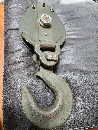 7 INCH SNATCH Block and Tackle Hook ## Ton ##,000 Pounds, Military ...
