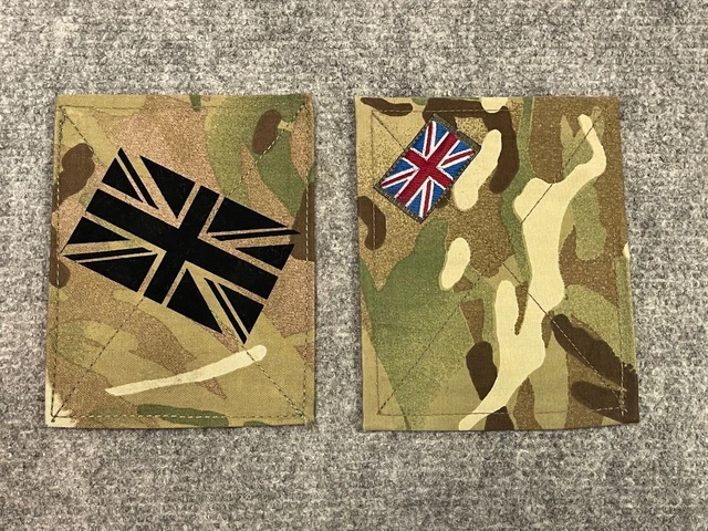 BRITISH ARMY SURPLUS MTP Sleeve Patch Panel With Union Jack Flag Logo ...