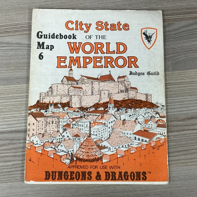 JUDGES GUILD CITY State Of The World Emperor Rpg Dungeons & Dragons D&D ...