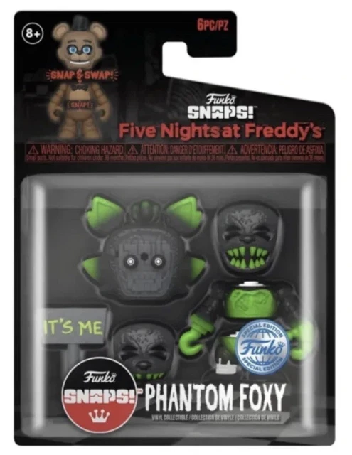FIVE NIGHTS AT Freddys Snaps! - Phantom Foxy Figure Freddy Fnaf Funko ...