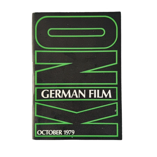 KINO : GERMAN Film No. 1 October 1979 - Federal Film Board of Germany ...