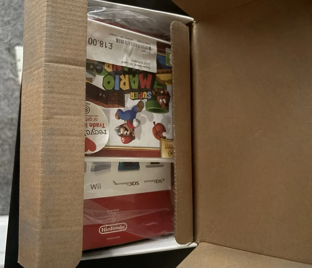 3DS ICE WHITE Custom firmware, Mario Land, 16gb SD Card Fully boxed £ ...