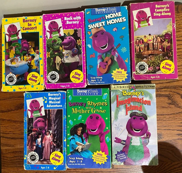 BARNEY VHS MOVIE Lot Of 7 VHS Tapes (R) EUR 25,00 - PicClick FR
