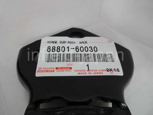 GENUINE TOYOTA LAND Cruiser Prado Tailgate Door Hinge Set 68801-60030 ...
