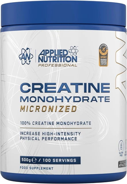 CREATINE MONOHYDRATE POWDER 500G – 100% Micronized Creatine – 5G per ...
