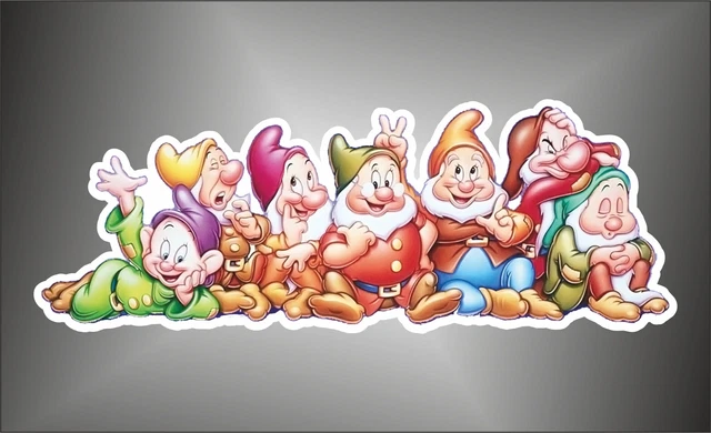 CARTOON SEVEN NANI Seven Dwarfs seven dwarfs sticker sticker sticker £2 ...