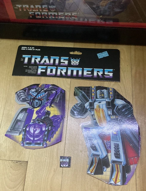 G1 TRANSFORMERS VINTAGE Autobot Box art Of Ramjet Astrotrain Label And ...
