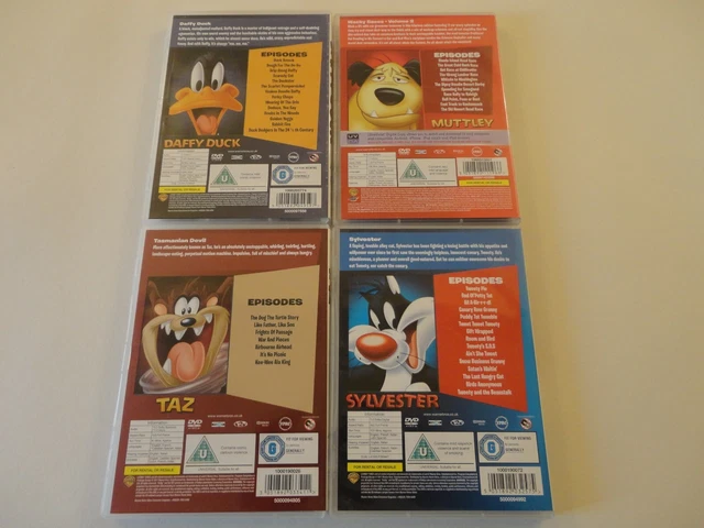 LOONEY TUNES DVDS - Sylvester - Daffy Duck - Muttley and Taz - Warner ...