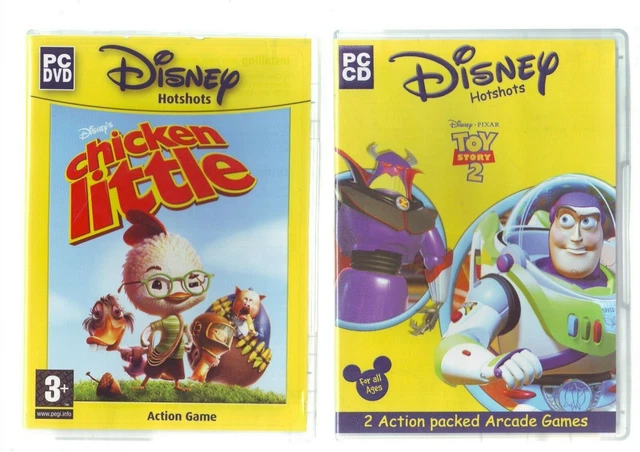 DISNEY'S : CHICKEN Little & Toy Story 2 - 2 Jeux Pc Disney Kid Enfant ...