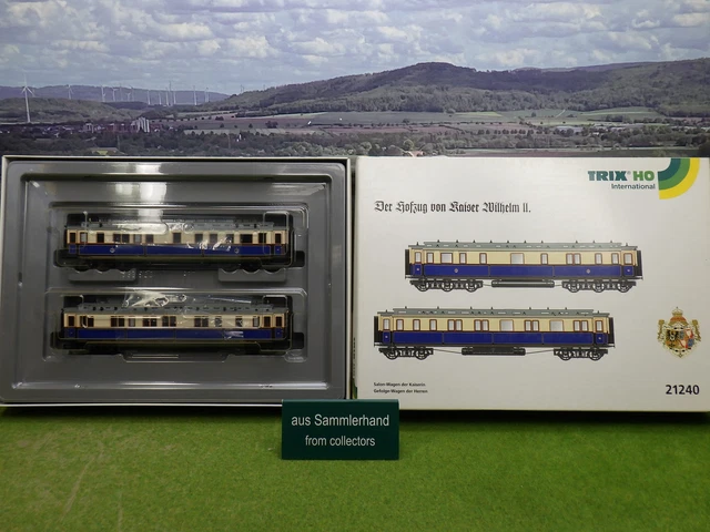 TRIX 21240 H0 Salonwagen der Kaiserin Gefolge Wagen der Herren (GC ...