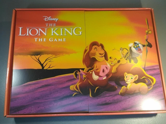 THE LION KING Board Game Cardinal Games Wooden Board Game Disney ...