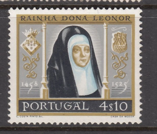 PORTUGAL - 4E10 500th Birth Anniversary of Queen Leonora (MNH) 1958 (CV ...