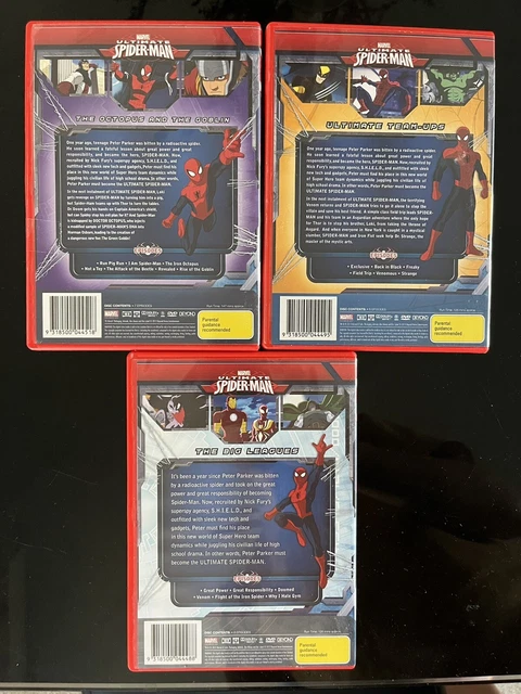 ULTIMATE SPIDER-MAN ANIMATED Collection DVD Lot Set Marvel Comic ...