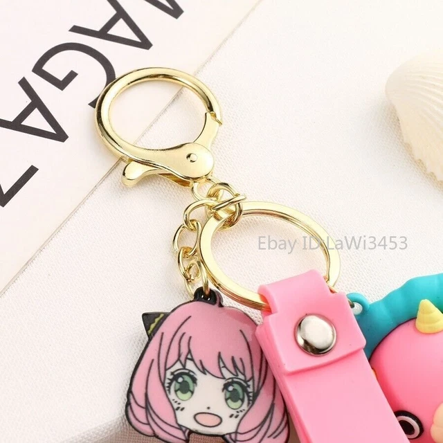 2022 SPY X Family Anya Forger Chimera Figure Keychain Silicone Keyring ...