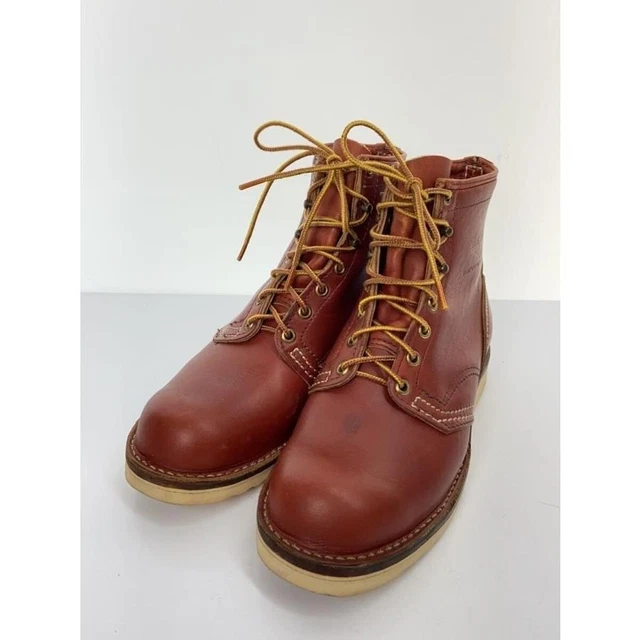 WESCO LEATHER BOOTS Brown US 7 Heel 3cm Height 17.5cm Outsole 29.5cm £ ...