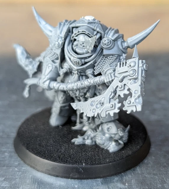 WARHAMMER 40,000 (40K) Death Guard Chaos Lord in Terminator Armour OOP ...