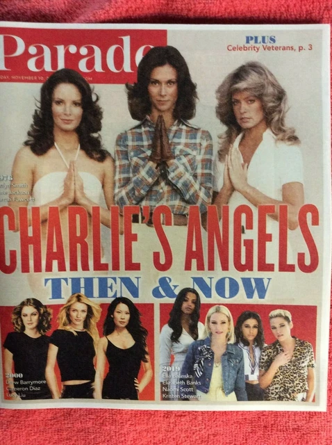 PARADE MAGAZINE NOVEMBER 2019 Charlie's Angels Then & Now Cameron Diaz ...