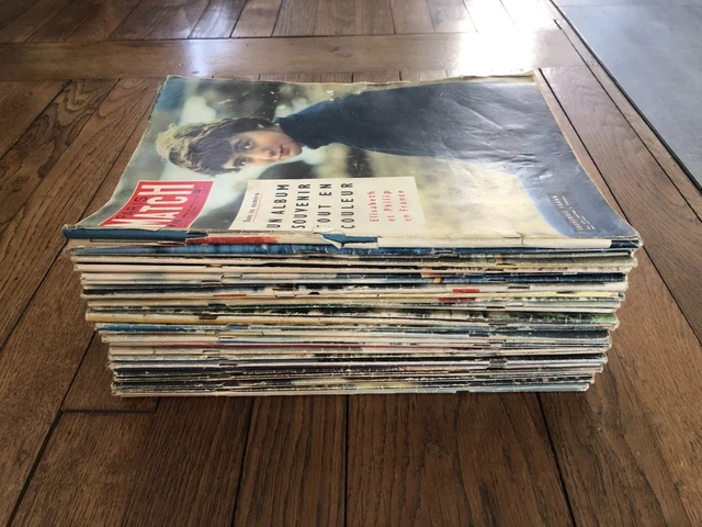LOT PARIS MATCH année 1957 ( 29 magazines) EUR 29,00 - PicClick FR