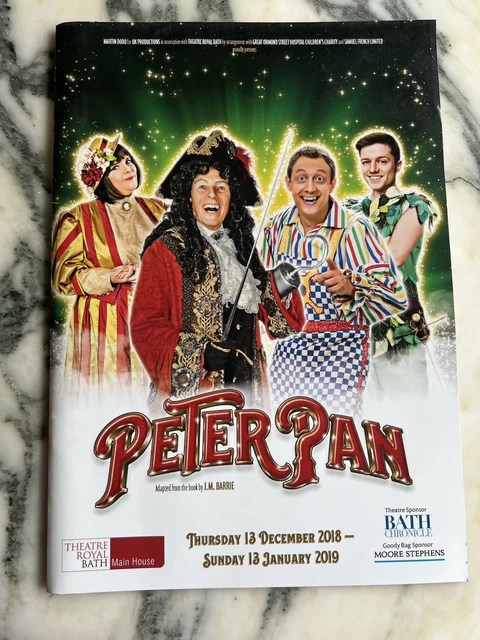 THEATRE PROGRAMME STAGE show Pantomime ‘Peter Pan’ Paul Nicholas 2008 £8.50 - PicClick UK