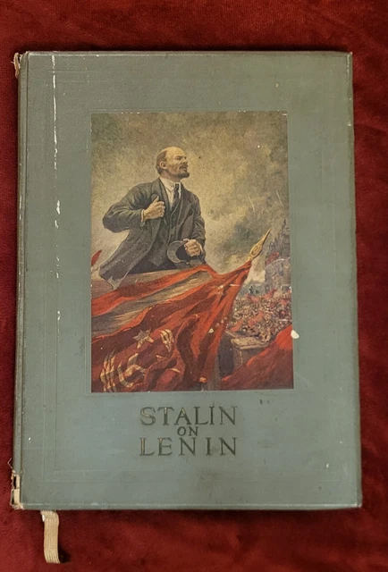 VINTAGE BOOK : Stalin On Lenin: Russia Communism Illustrated Socialism ...