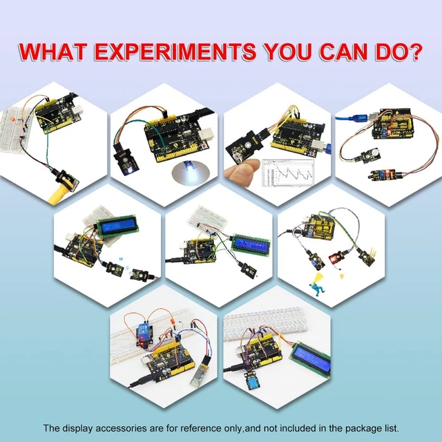 KEYESTUDIO 37 IN 1 Sensor Kit Programming Starter Kit for Arduino ...