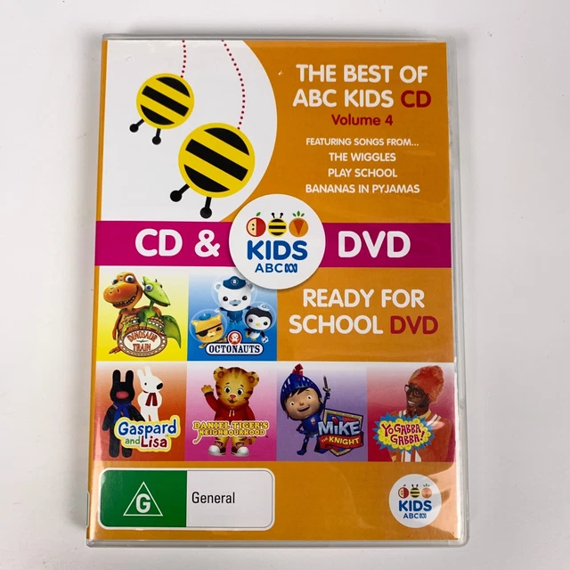 THE BEST OF ABC Kids CD Vol 4 and Ready For School DVD 2 disc set 2016 ...