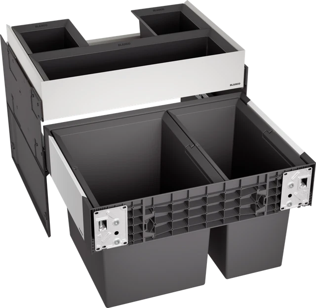 BLANCO EINBAU ABFALLSAMMLER Frontanbindung 1x30 und 1x19 l SELECT II 60 ...