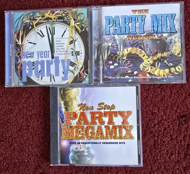 NEW YEAR PARTY,NON Stop Party Megamix & The Party Mix 3cds Freepost £4. ...