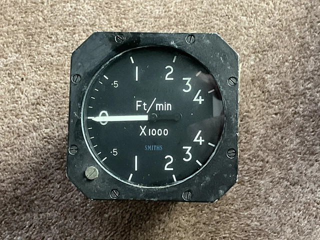 RAF AIRCRAFT VERTICAL Speed Indicator VSI Ref No: 6A.6610.99.4339592 £ ...