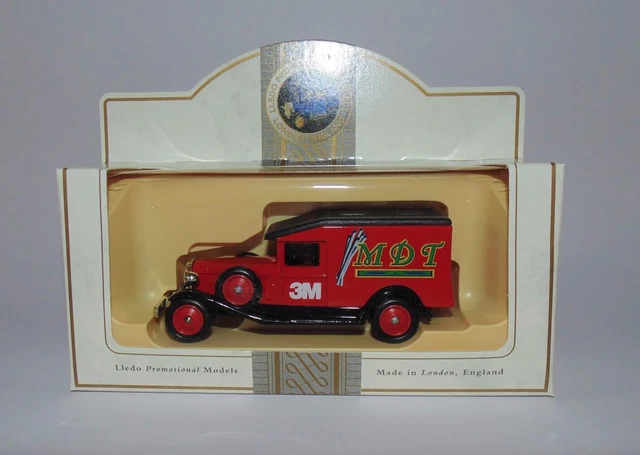 LLEDO PROMOTIONAL MODELS MDT 3M Diecast Van & Wheels LP18 05LA B96 Toy ...
