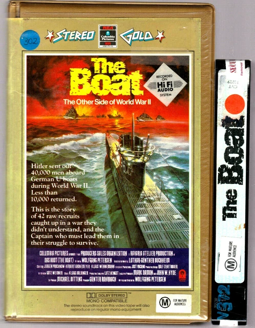 RARE VHS THE BOAT Big Box Clamshell Ex-Rental Video Tape Stereo Gold RCA Hoyts EUR 66,98 ...