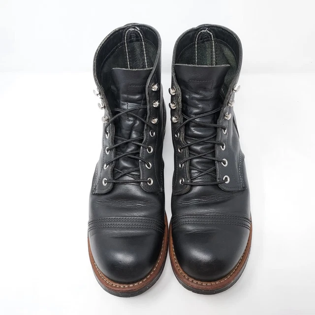 RED WING 8114 Iron Ranger Black Harness/Black NC (EU 41.5 UK 7.5 US 8.5 ...