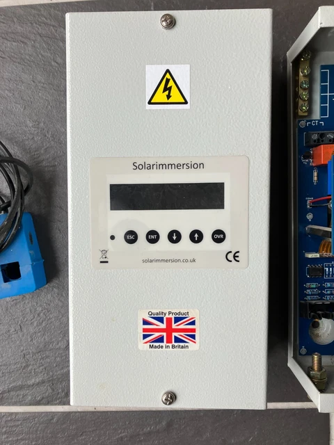 SOLAR IMMERSION CONTROLLER PV diverter of surplus energy to Hot water £ ...