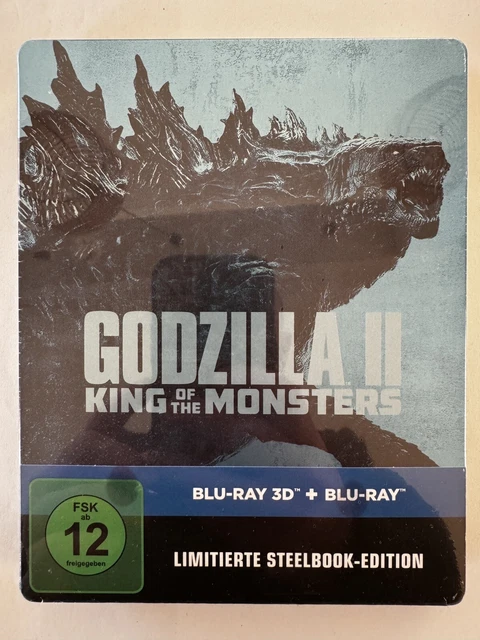 GODZILLA II: KING of the Monsters 3D + 2D Blu Ray Steelbook NEU OVP EUR ...