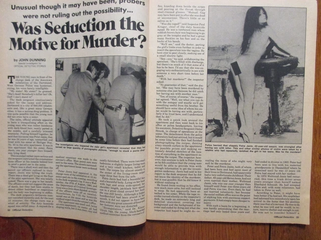 FEBRUAR-1982 &&OFFIZIELLER DETEKTIV&& Magazin (JOY ADAMSON/BORN FREE ...