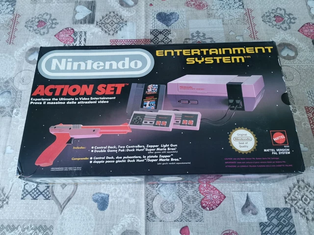 CONSOLE NINTENDO NES Action Set - Mario Bros/Duck Hunt - Zapper ...