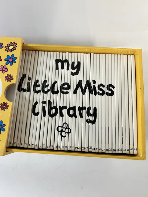 LITTLE MISS BOX Set Complete Collection Mr Men 35 Books Roger ...