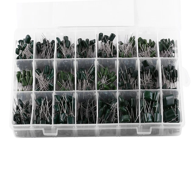 0.22-470NF 660PCS 24VALUE Polyester Film Paper Capacitors Set 100V ...