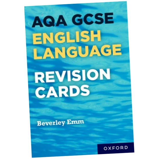 AQA GCSE ENGLISH Language revision cards - Beverley Emm (2022, Cards) £ ...