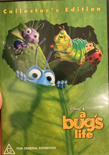 A BUG'S LIFE region 4 DVD (2 discs) 1998 Disney Pixar family movie £6. ...