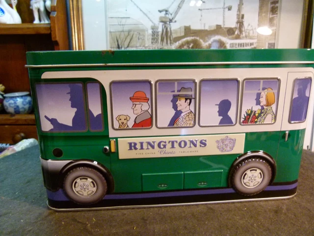 RINGTONS TEA, GREEN Bus, Sweets/biscuits tin £11.88 - PicClick UK
