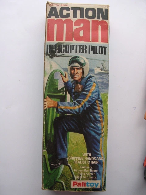 VINTAGE PALITOY/HASBRO ACTION Man "Helicopter Pilot" Boxed,Very Good ...