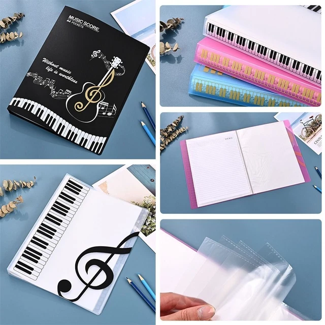 CLIP PIANO MUSIC Clip Paper Sheets Music Score Folder Practice Piano ...