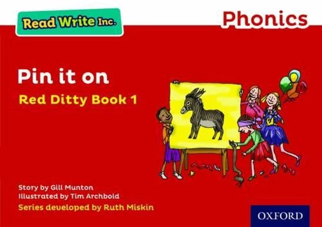 READ WRITE INC. Phonics: Pin It On (Red Ditty Book 1) by Gill Munton ...