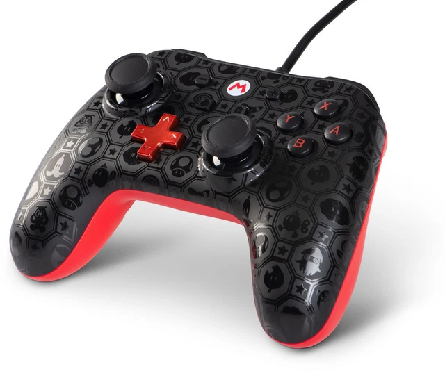 NINTENDO SWITCH - Wired Controller #Mario Shadow Edition [PowerA] NEW ...