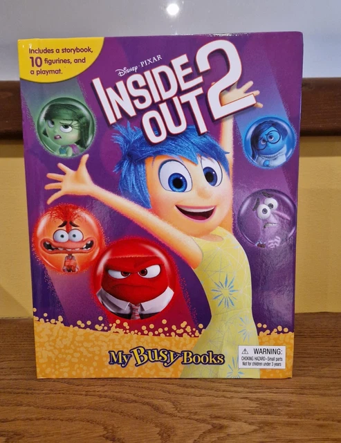 DISNEY INSIDE OUT 2 My Busy Books Brand New Never Opened 100% Complete ...